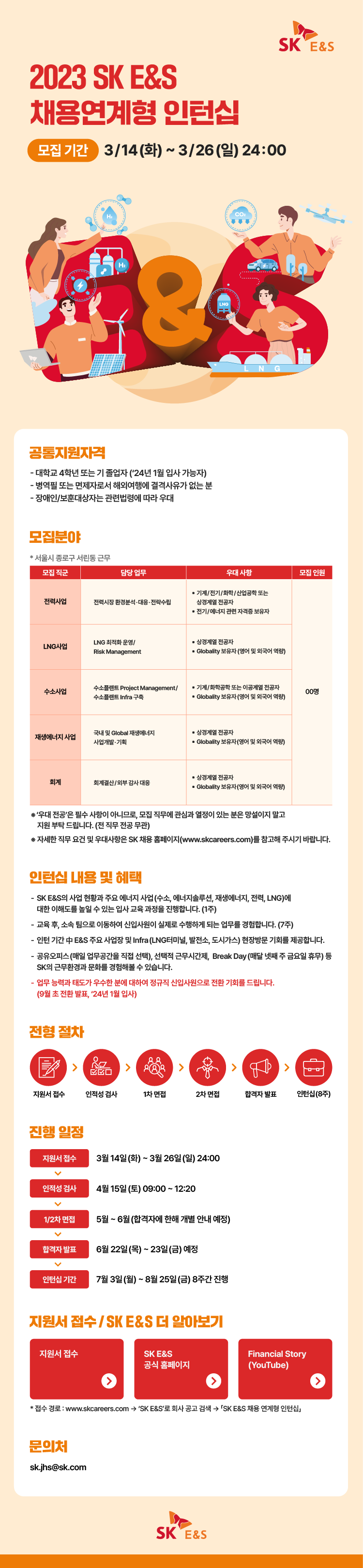 SK E&S 채용 | 2023년 채용연계형 인턴십 - 슈퍼루키